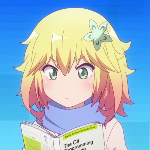 C Anime Girls Holding Programming Books 